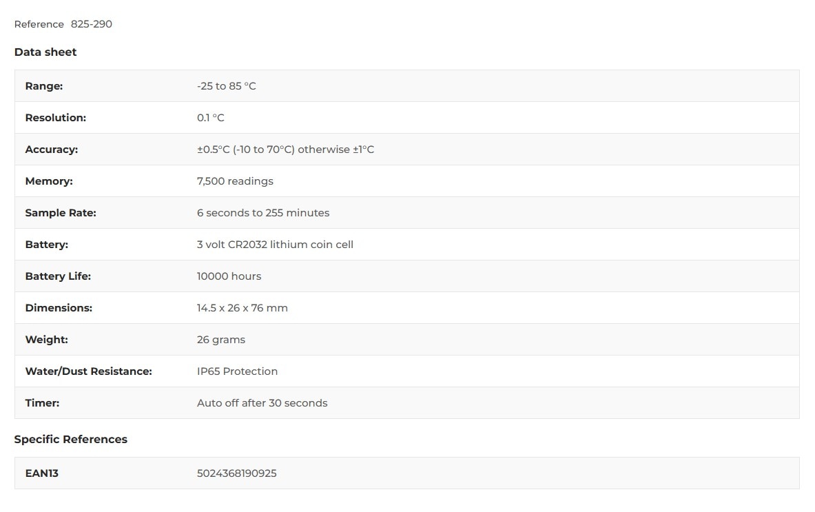 Thermapod USB Logger