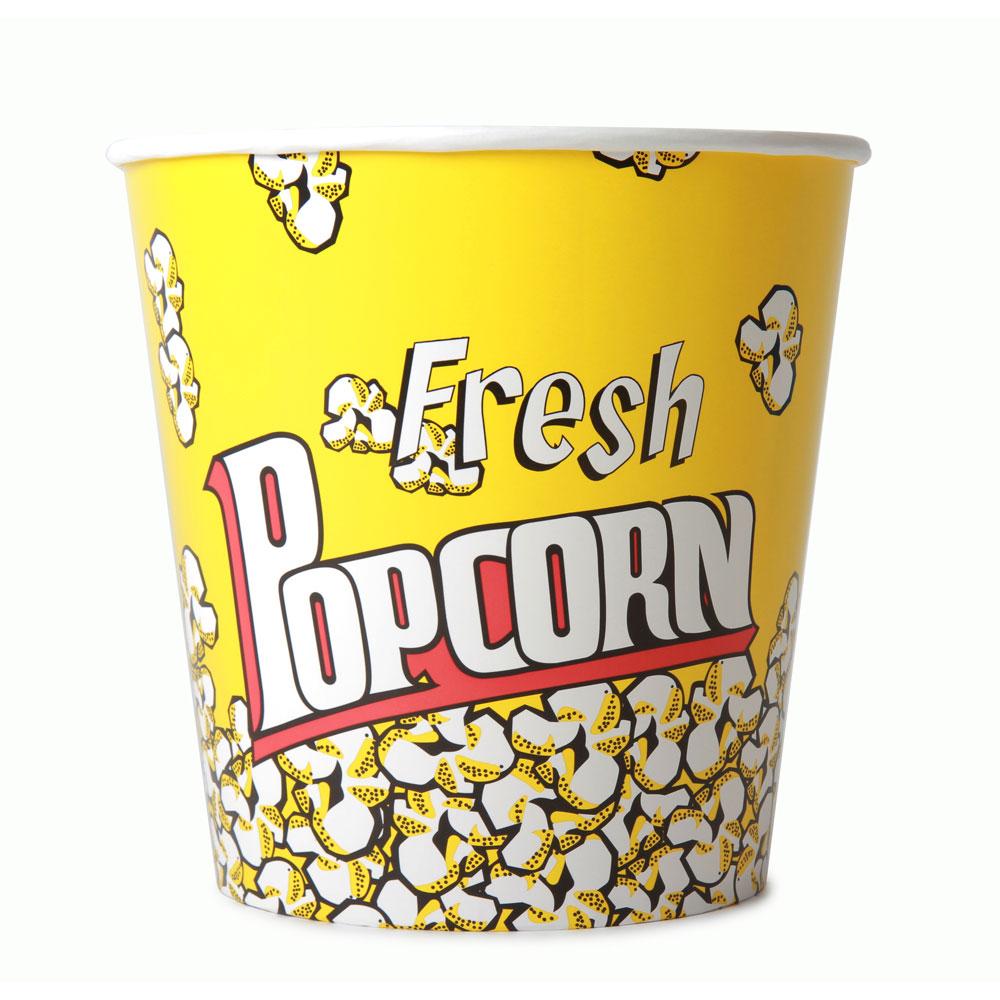 170oz Disposable Popcorn Tub x 25 Pack
