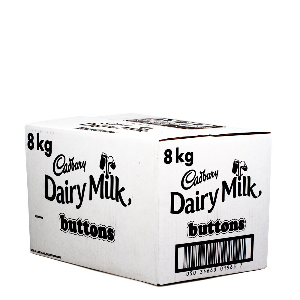 Cadbury Dairy Milk Chocolate Buttons - 8kg Box
