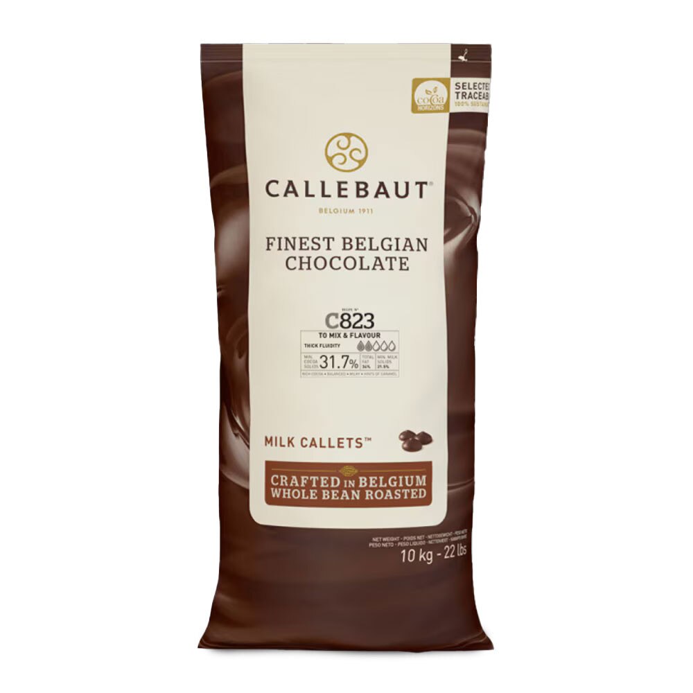 Callebaut Milk C823 - Chocolate Callets (31.7% Cocoa) - 10kg