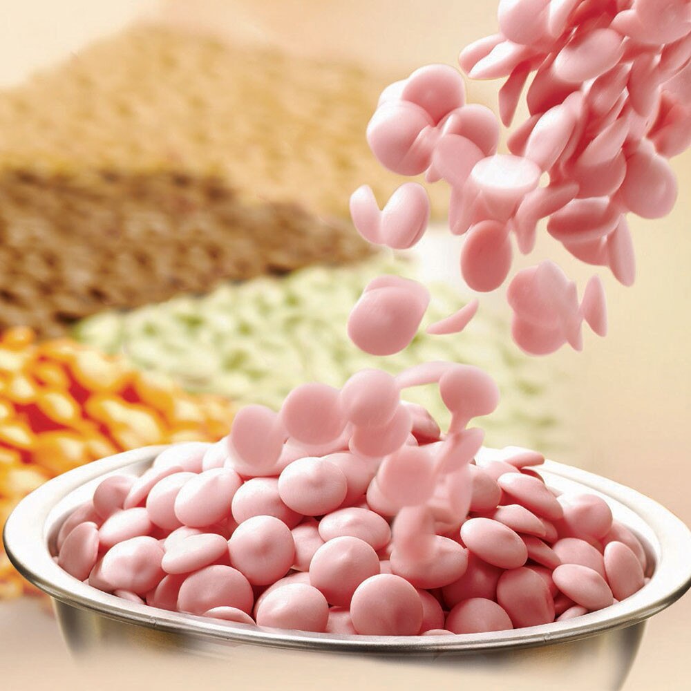 Callebaut Pink Strawberry Flavoured Chocolate Callets - 2.5kg