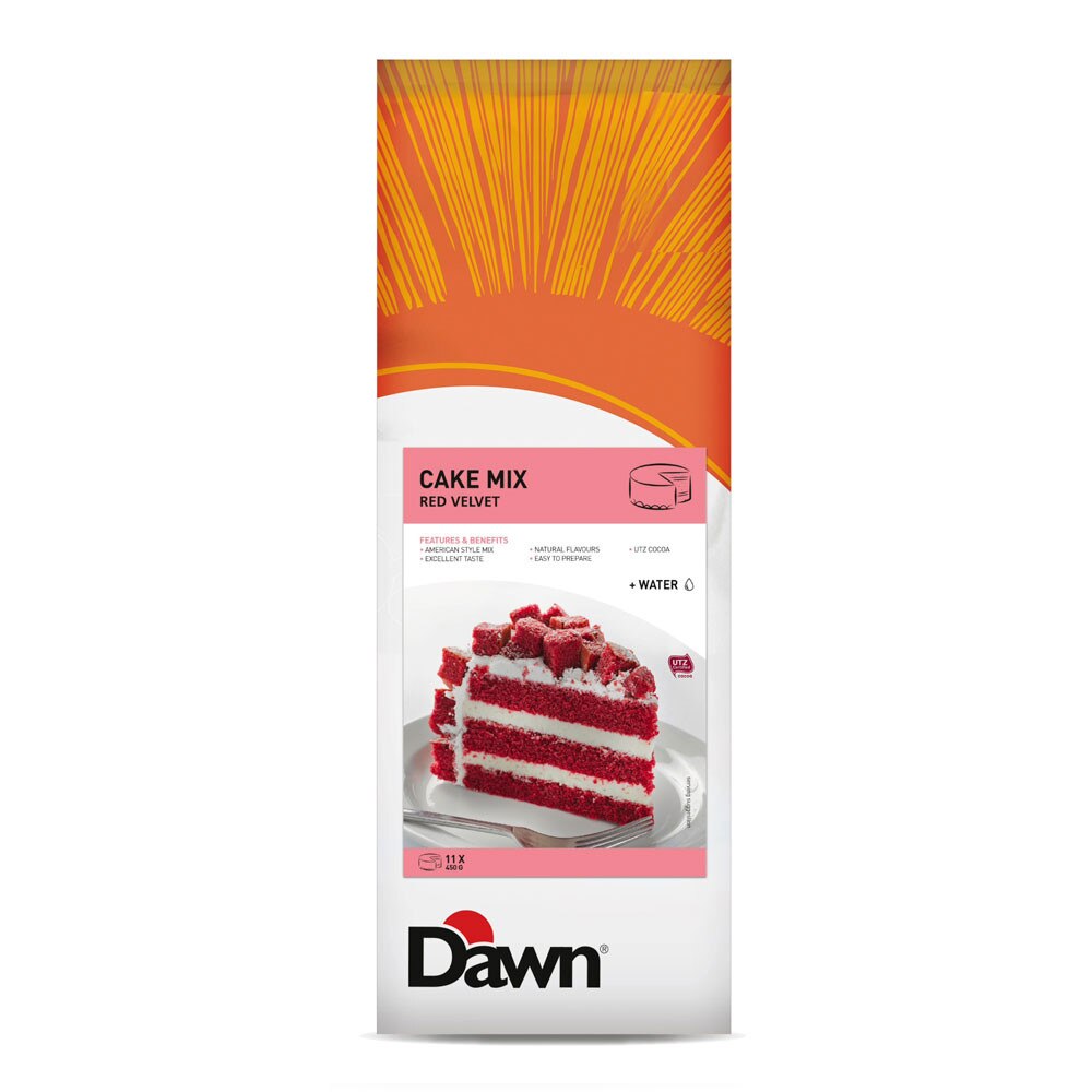 Dawn Foods - Creme Cake Base - Red Velvet - 4 x 3.5kg