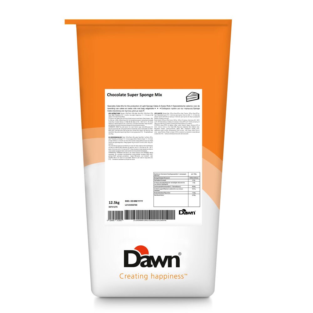 Dawn Foods - Supersponge Cake Mix - Chocolate - 12.5kg