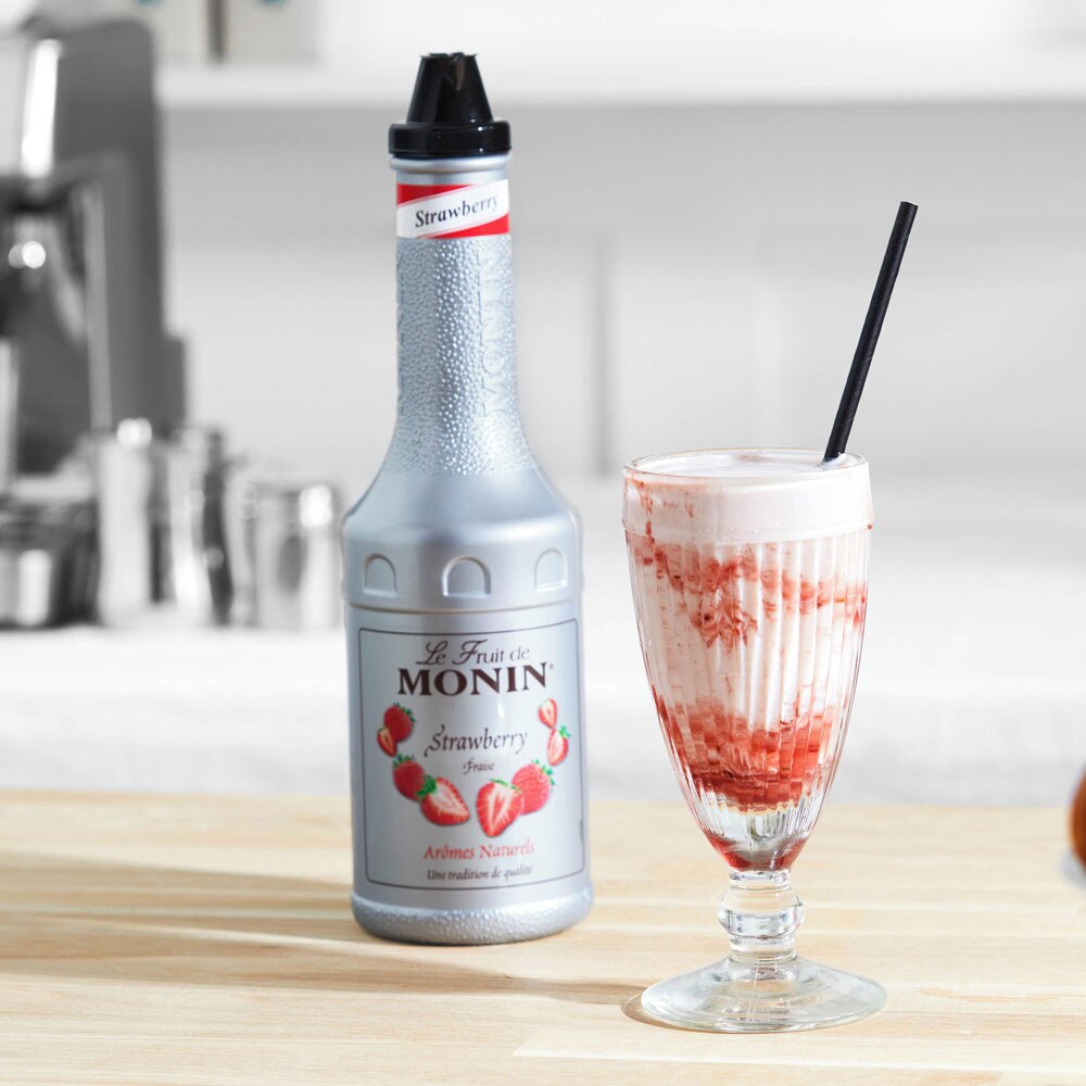 Monin Fruit Mix - Strawberry - 1L Plastic
