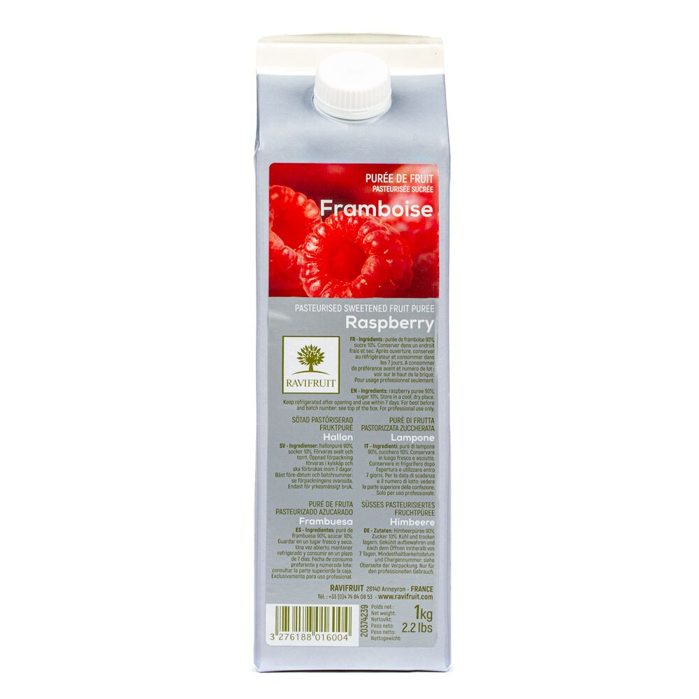 Ravifruit Raspberry Ambient Fruit Puree 1kg