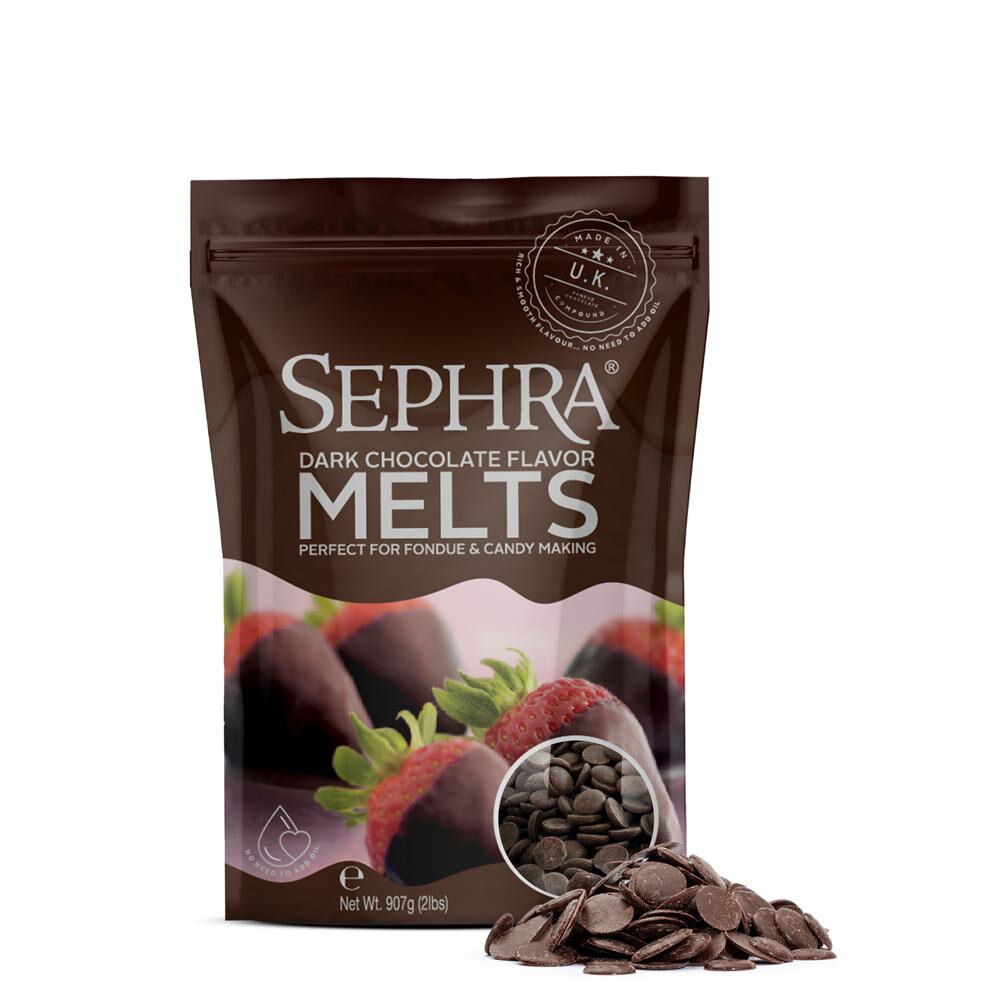 Sephra Dark Fountain Chocolate Flavoured Compound – 907g