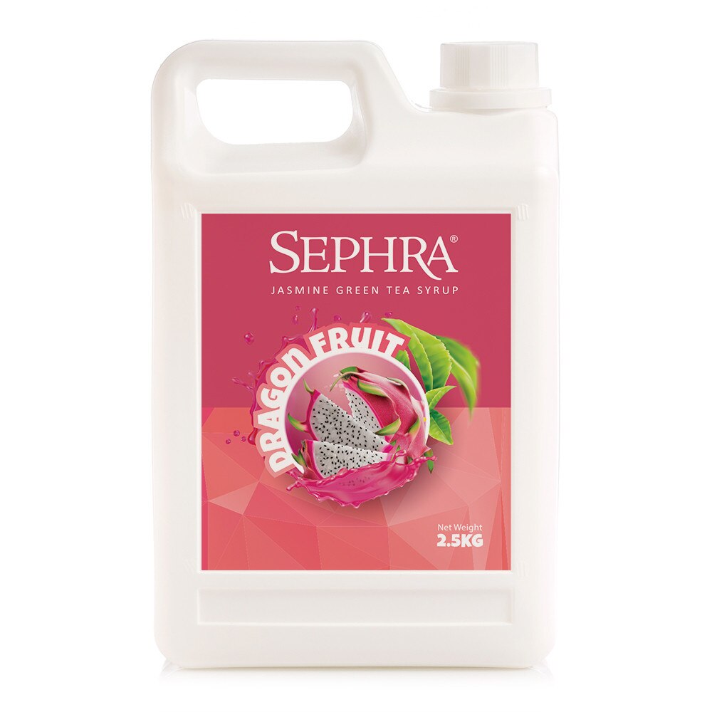Sephra Dragon Fruit Jasmine Green Tea Syrup 2.5kg
