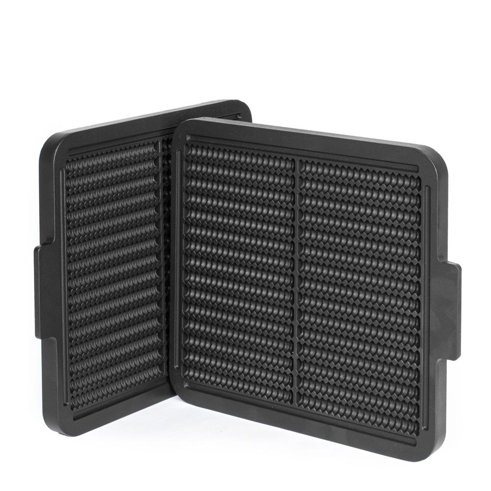 Sephra Waffle Fries Plates - Aluminium With Non Stick Coating