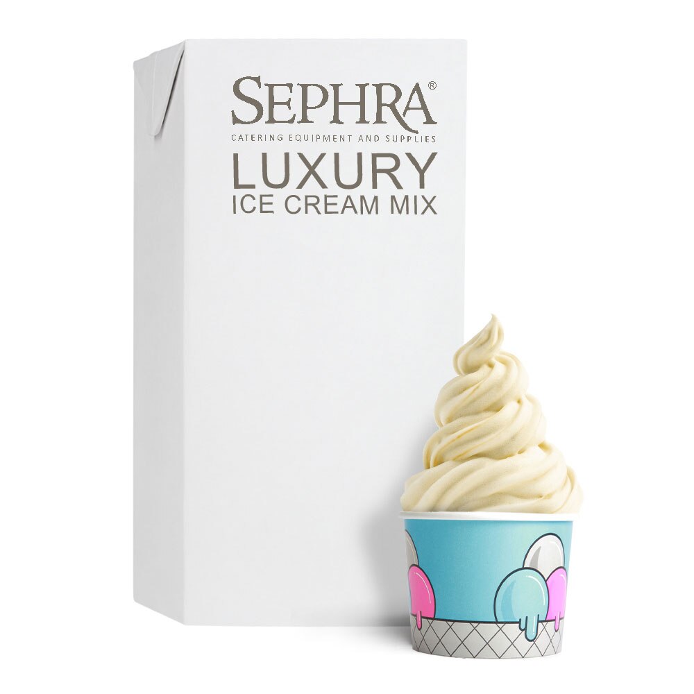 Sephra Luxury Soft Serve Ice Cream Mix - 12 x 1L