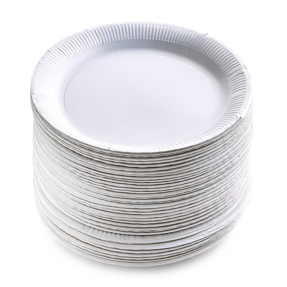 Sephra White Paper Plates - Pack of 100 x 6"